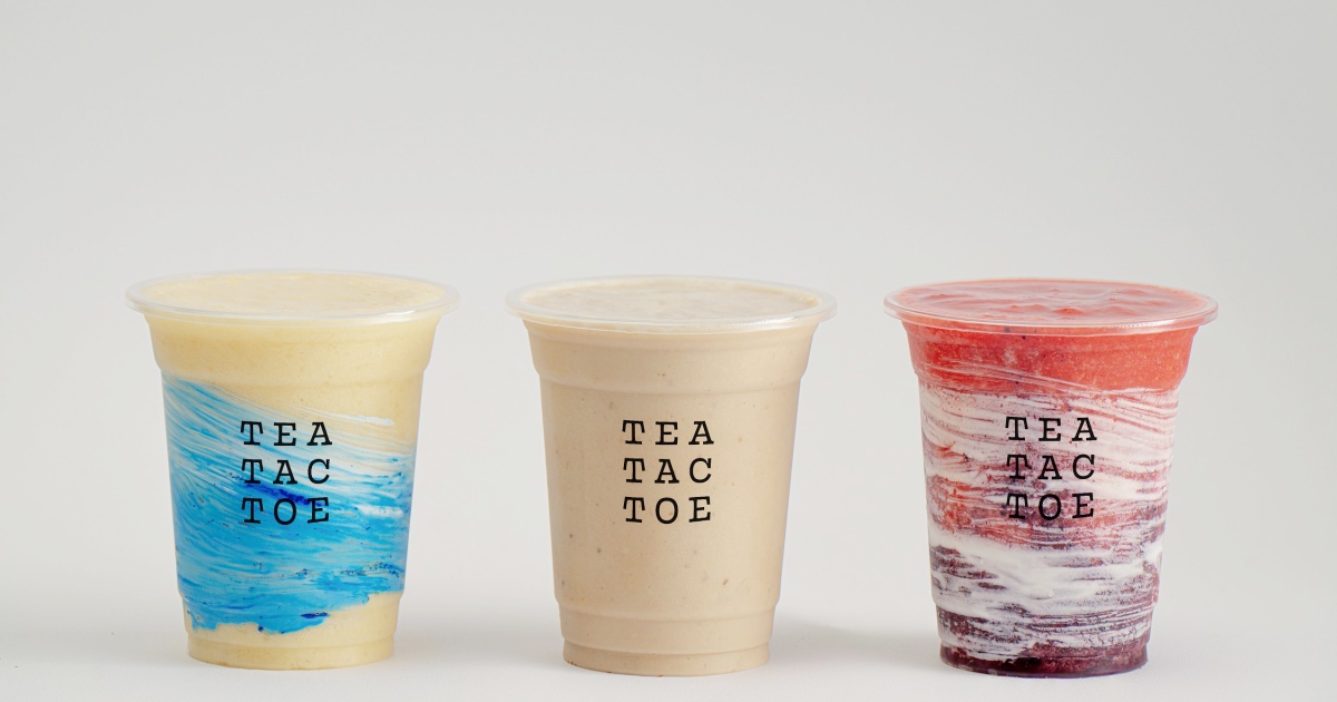 信義果昔新品牌TEA TAC TOE開幕買一送一！打卡系果昔來了 - KiraKacha去啦！